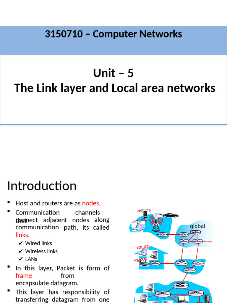 Unit 5 (3150710 - Computer Networks) | PDF | Channel Access Method | Ethernet