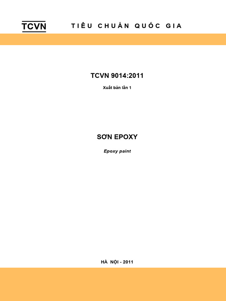 TCVN 9014-2011 Sơn Epoxy | PDF