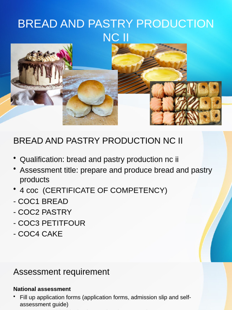 Bread and Pastry Production NC Ii | PDF | Foodborne Illness | Hand Washing