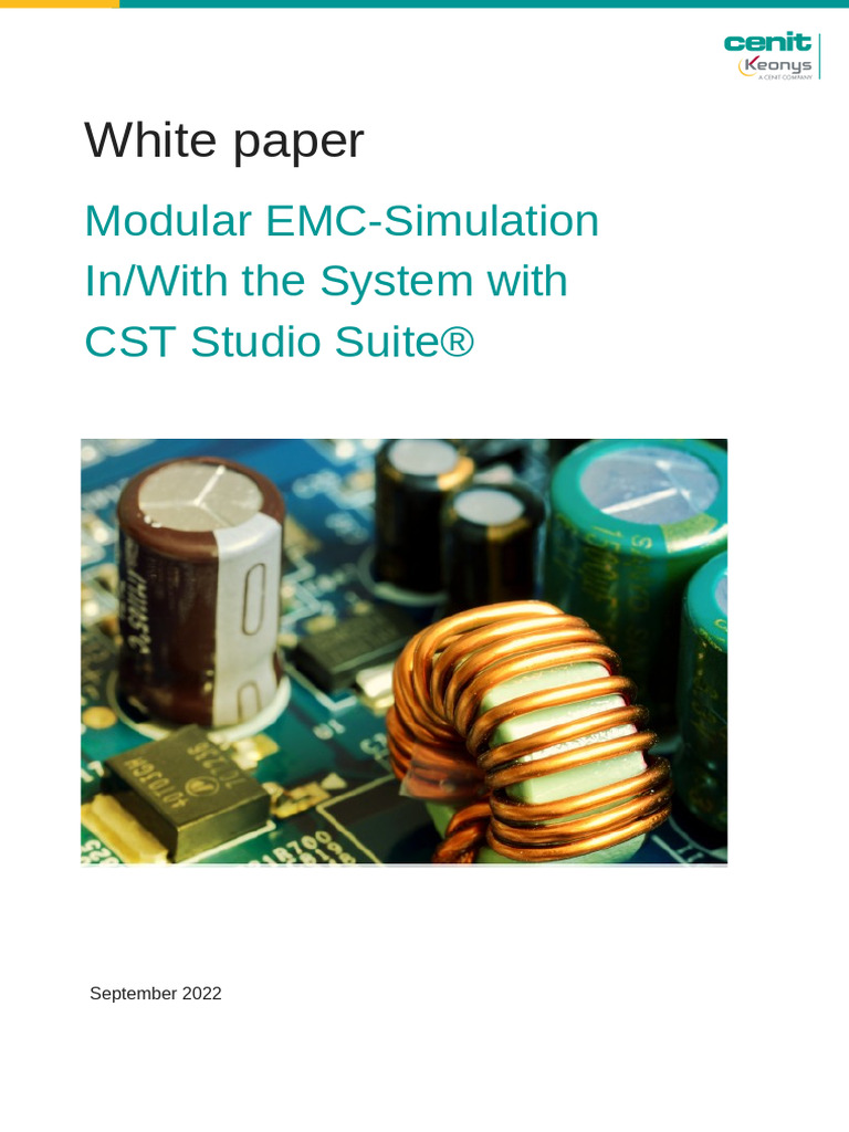 White Paper Modular EMC Simulation 1 | PDF | Electrical Network ...