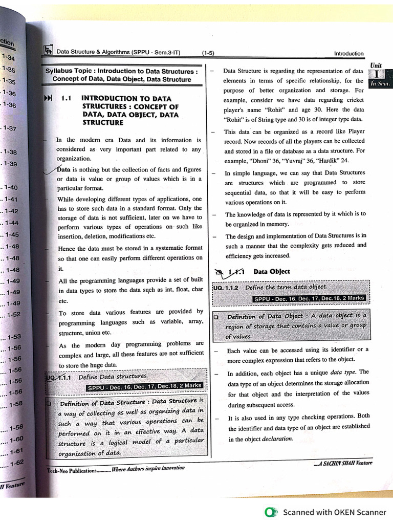 DSA Chapter1 Notes | PDF