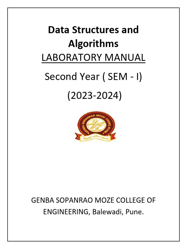 DSA Lab Manual | PDF | Queue (Abstract Data Type) | Algorithms And Data Structures