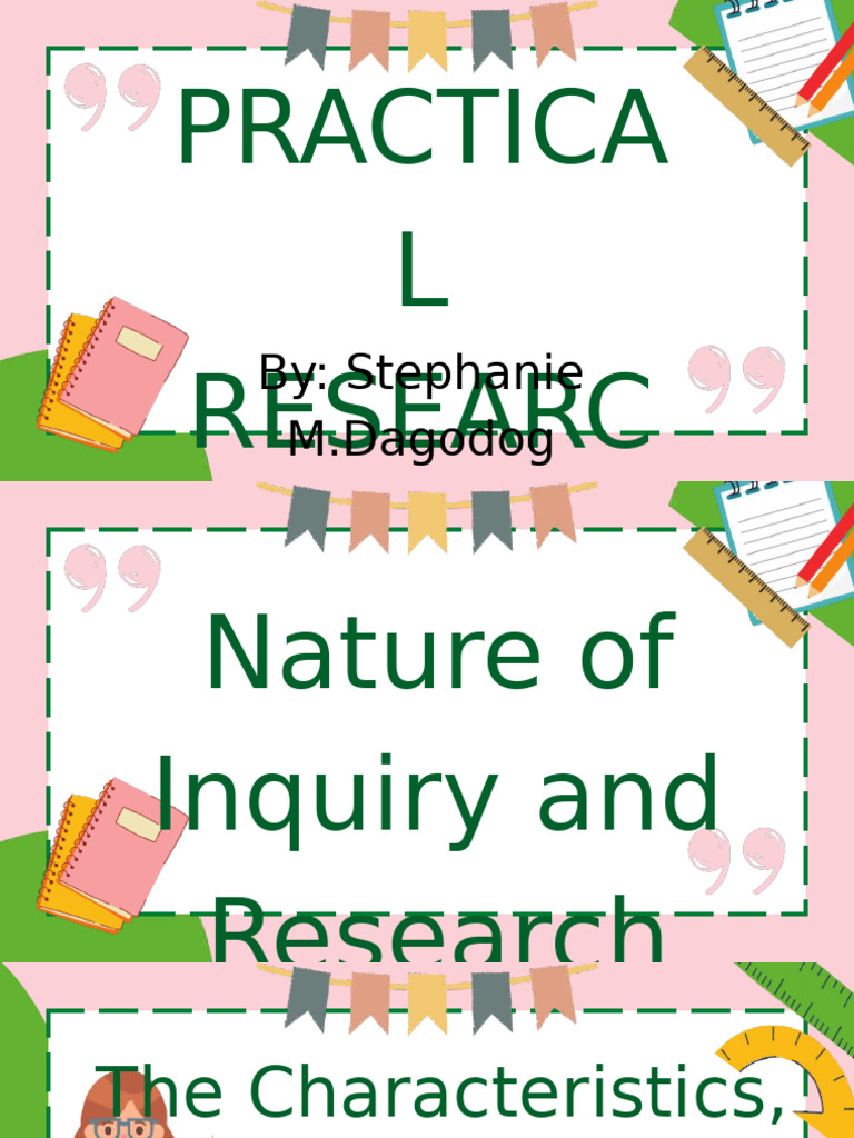 PPT-PR1-Nature of Inquiry CHARACTERISTICS | PDF | Methodology ...