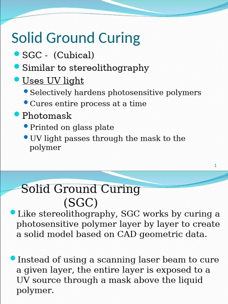 Solid Ground Curing Final | PDF | Industrial Processes | Building ...