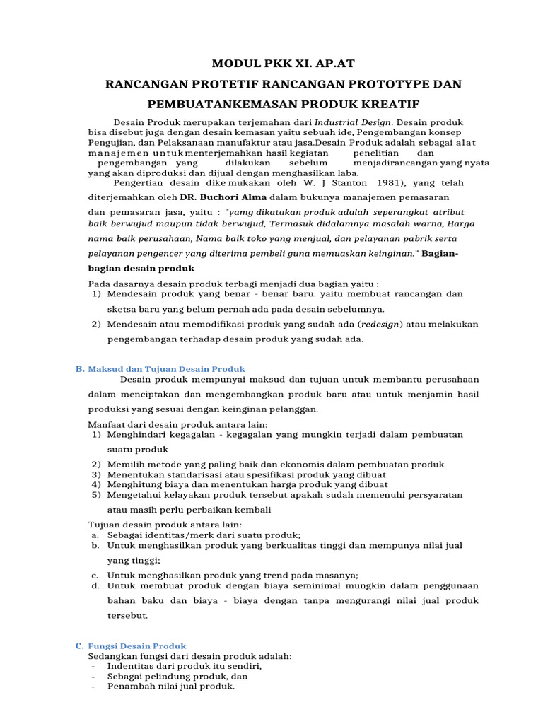 Modul PKK Xi Apat | PDF | Seni