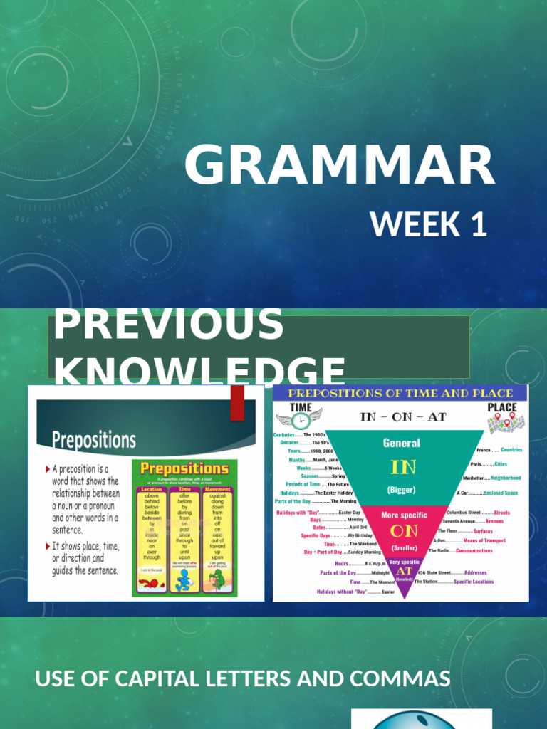 Grammar - Use of Capital Letters and Comma | PDF | Comma | Sentence ...