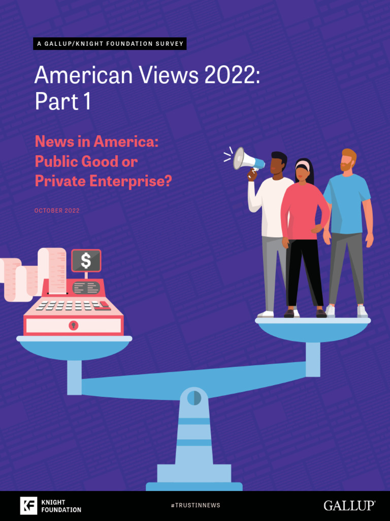 American Views 2022 Pt1 | PDF | Media Bias | News