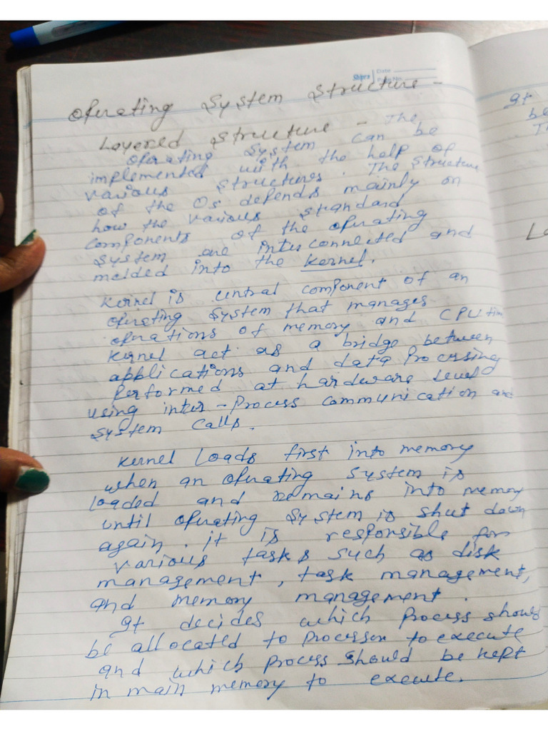 Os Layered Structure Notes | PDF