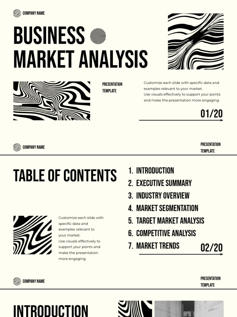 Market Analysis Presentation Template | PDF