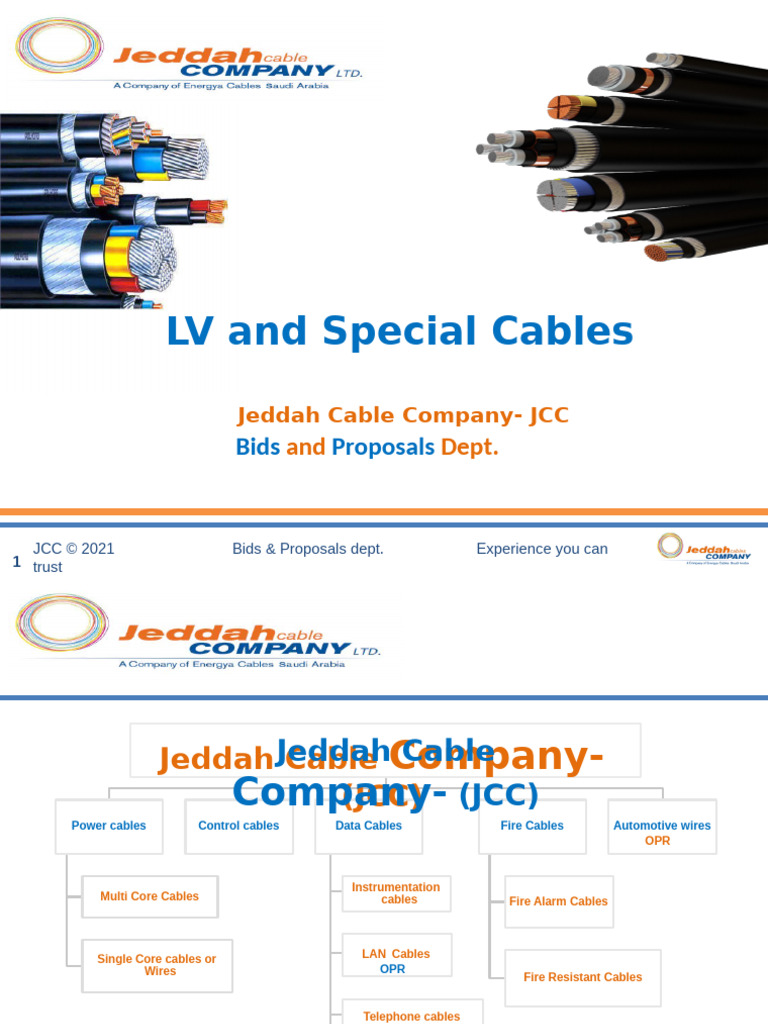 LV Cables - Presentation - Rev | PDF | Wire | Electrical Conductor