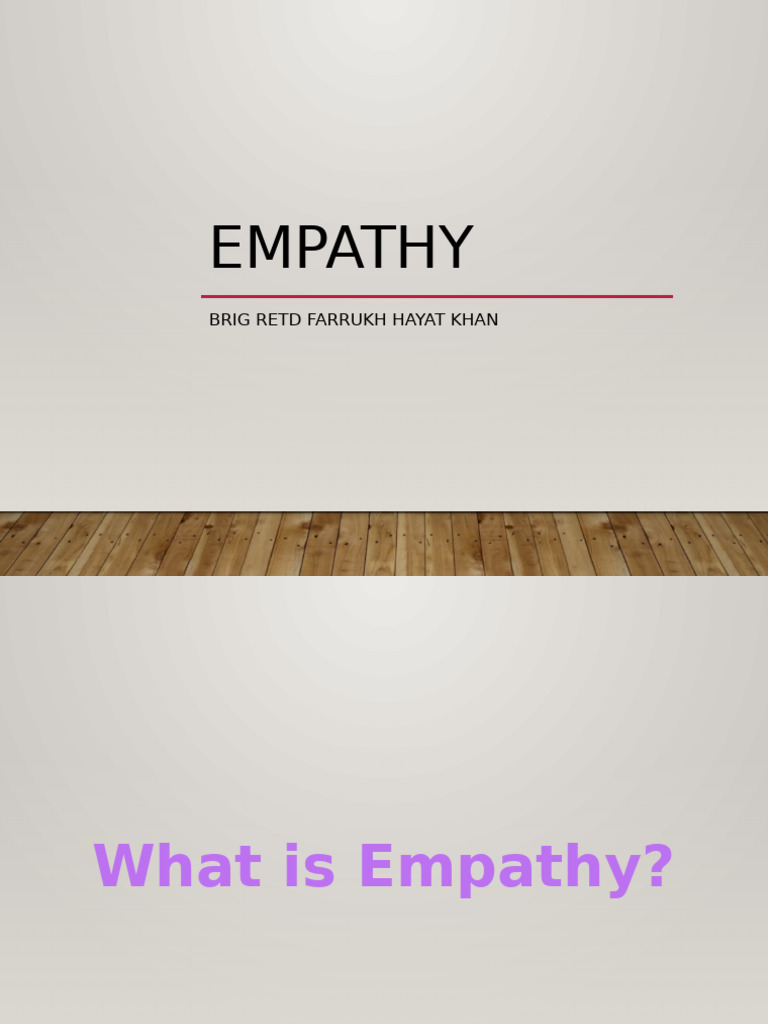 Empathy | PDF | Empathy | Emotions