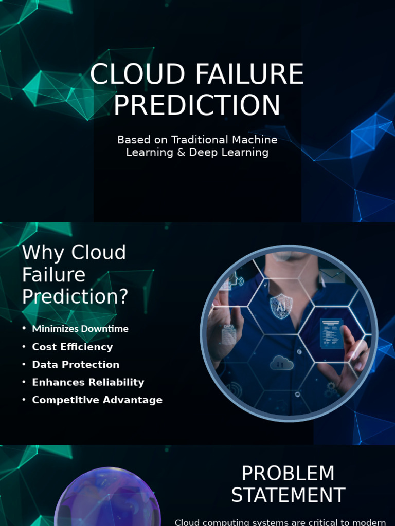 Blue and Green Modern Artificial Intelligence Presentation | PDF | Cloud Computing | Deep Learning