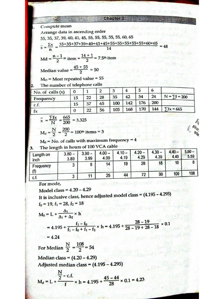 Stat I BSC CSIT Solution KEC | PDF