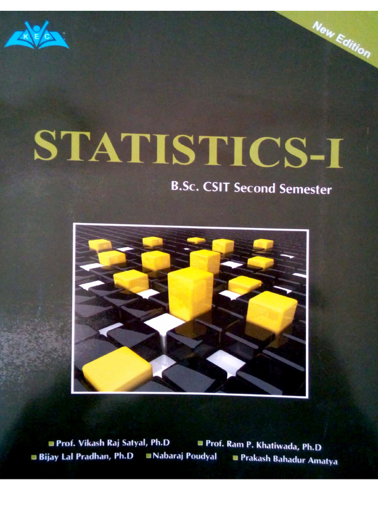 Stat I BSC Csit Book Kec | PDF