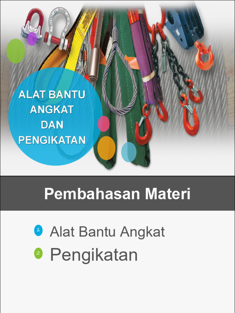 OCO 09 - Alat Bantu Angkat Dan Pengikatan | PDF