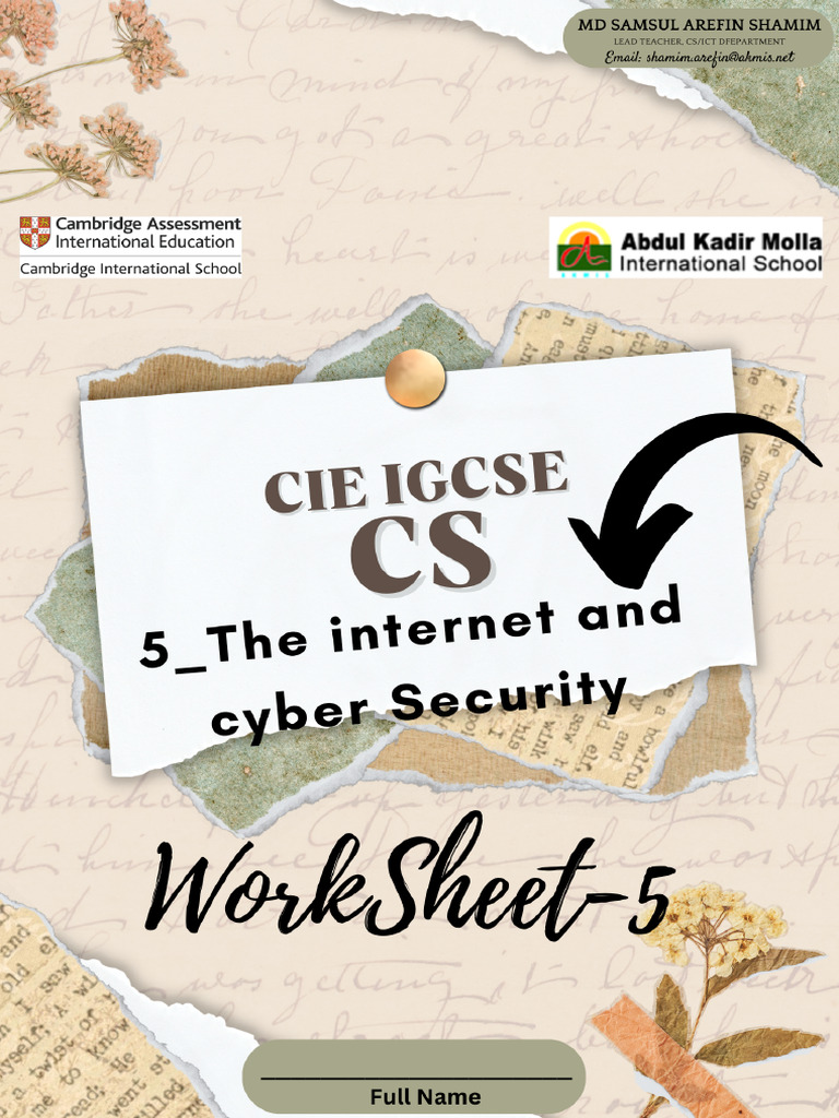 Chapter 5 - The Internet and Cyber Security | PDF | World Wide Web ...