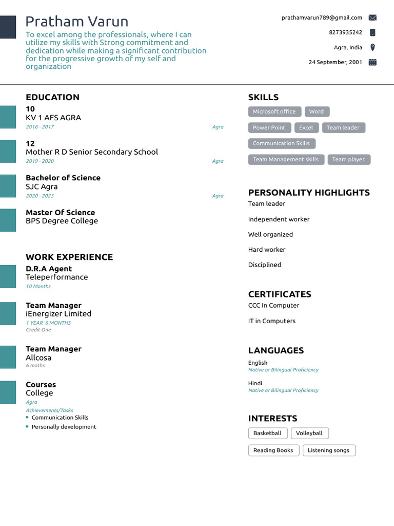 My Resume | PDF