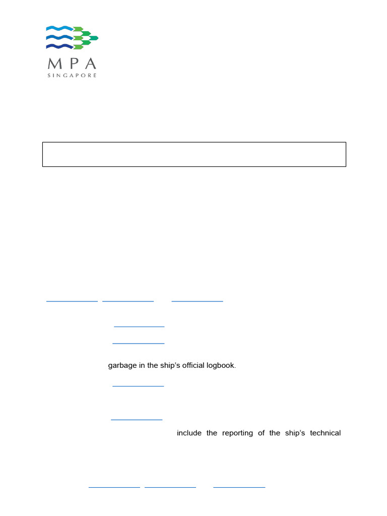Shipping Circular No 03 of 2024 - Amendments To Pps (Garbage) - (Air ...