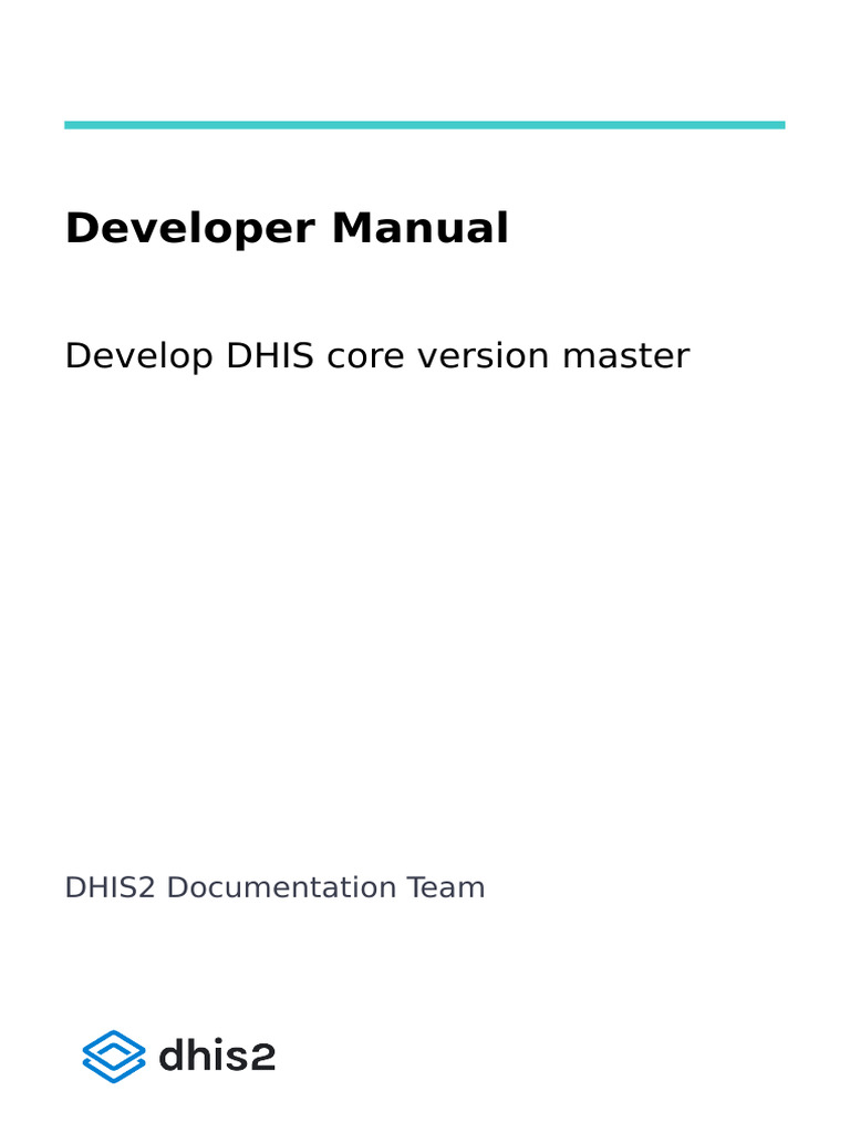 Developer Manual | PDF | Metadata | Web Server