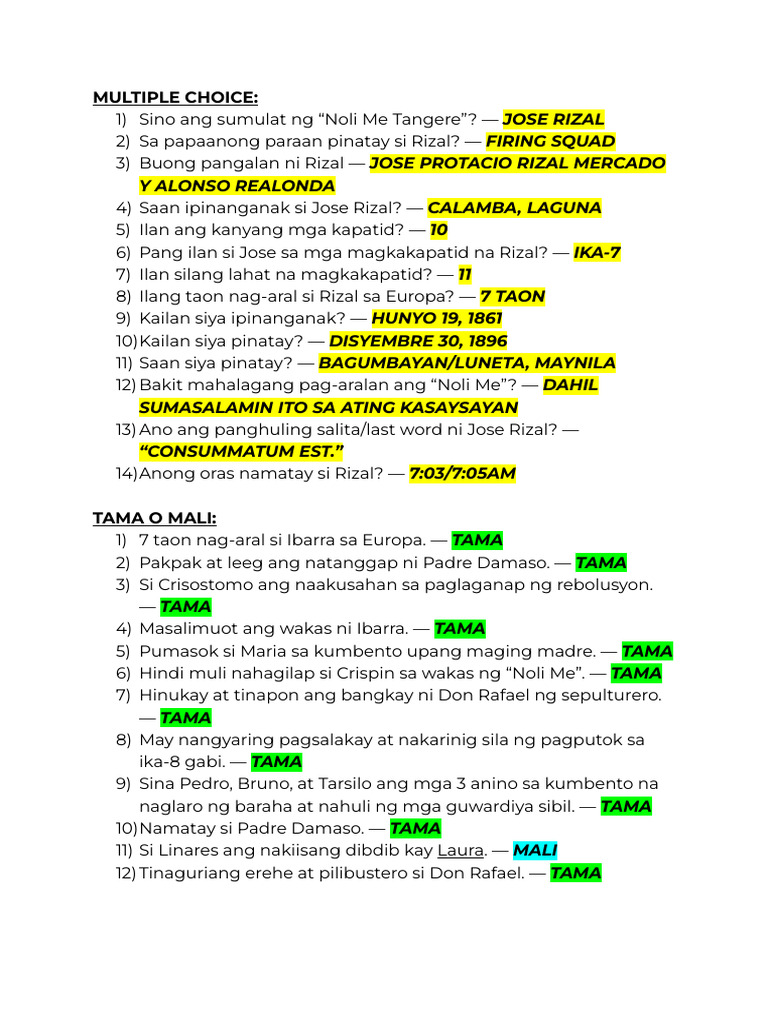Filipino 4th PT (Reviewer) | PDF