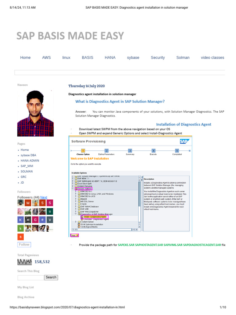 SAP BASIS MADE EASY - Diagnostics Agent Installation in Solution ... SAP BASIS MADE EASY - Diagnostics Agent Installation in Solution ...