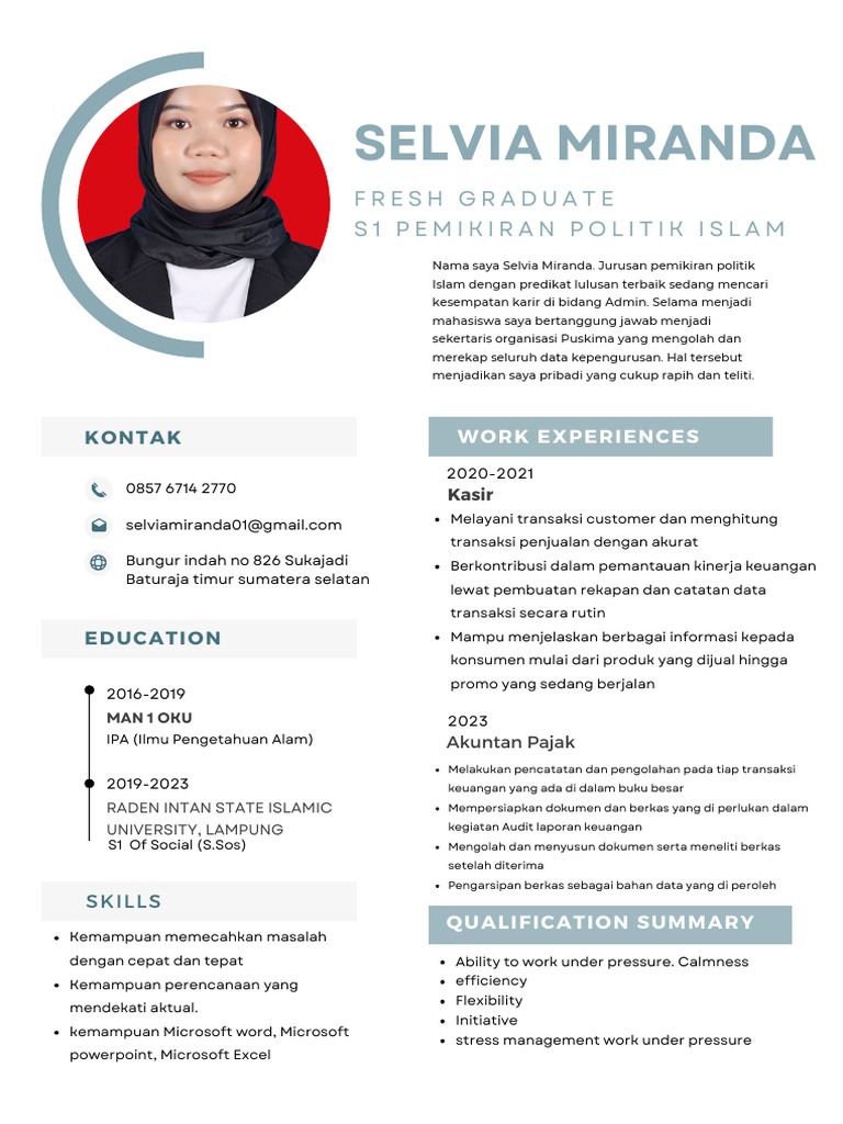 CV - Selvi Miranda | PDF