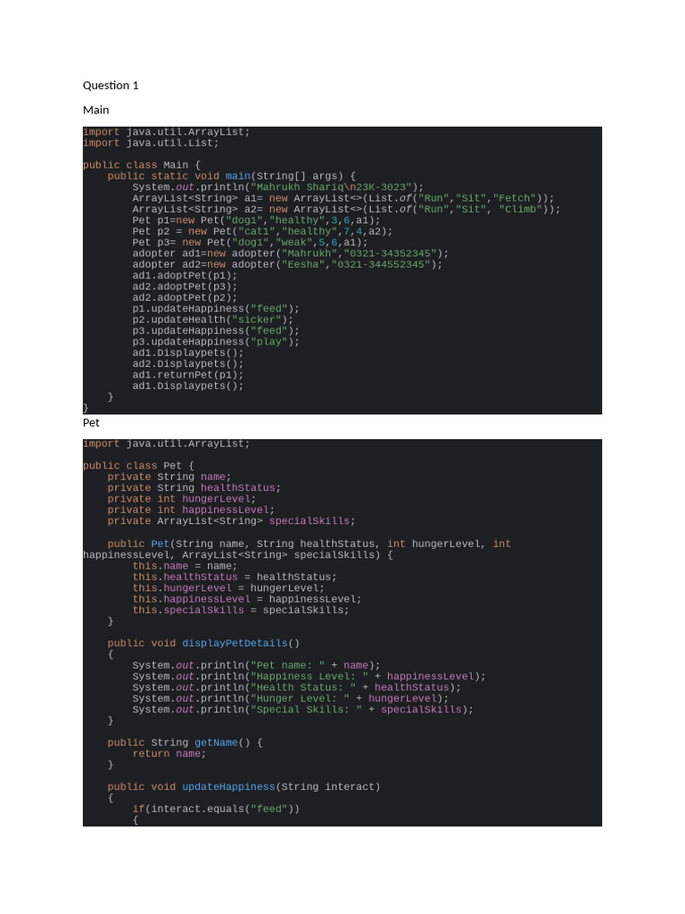Import Import Public Class Public Static Void /N New New New New New New New | PDF | Computer ...