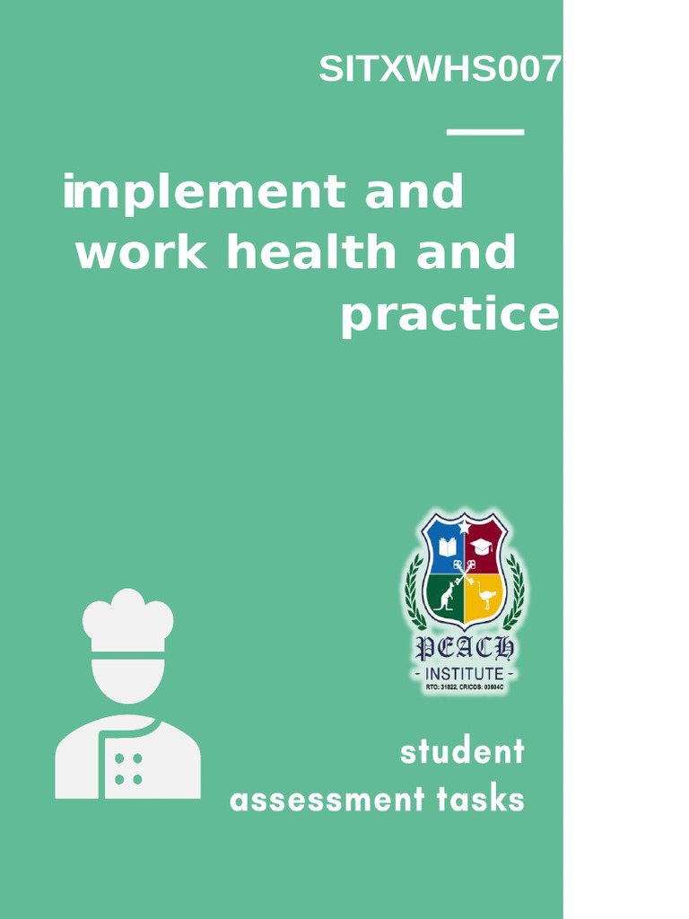 WHS Practices Assessment Guide | PDF | Occupational Safety And Health ...