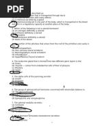 100 Endocrine System Objectives MCQ With Answers | PDF | Adrenal Gland ...