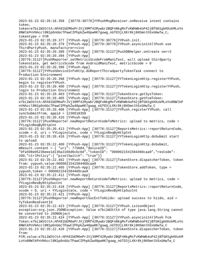 Pushsvc Log | PDF | Computer Standards | Communications Protocols