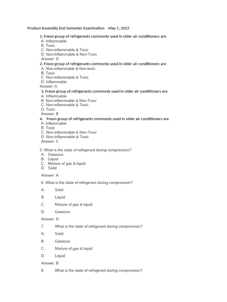 Product Assembly End Semester Examination May 1 | PDF | Clutch | Engines