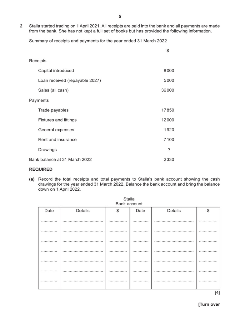 Incomplete Record Test | PDF | Receipt | Banks