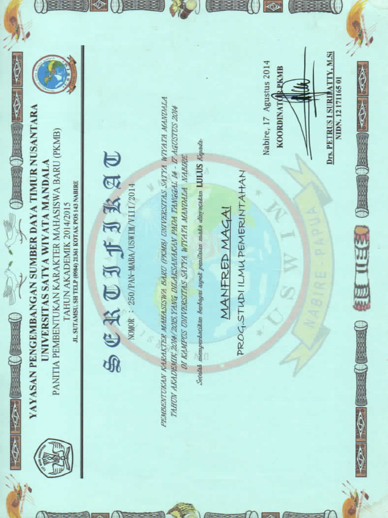 Sertifikat PKBM | PDF