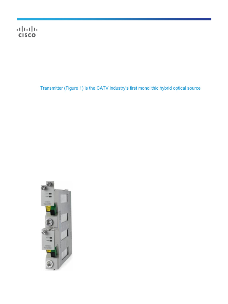 datasheet-c78-736232 | PDF | Modulation | Fiber Optic Communication