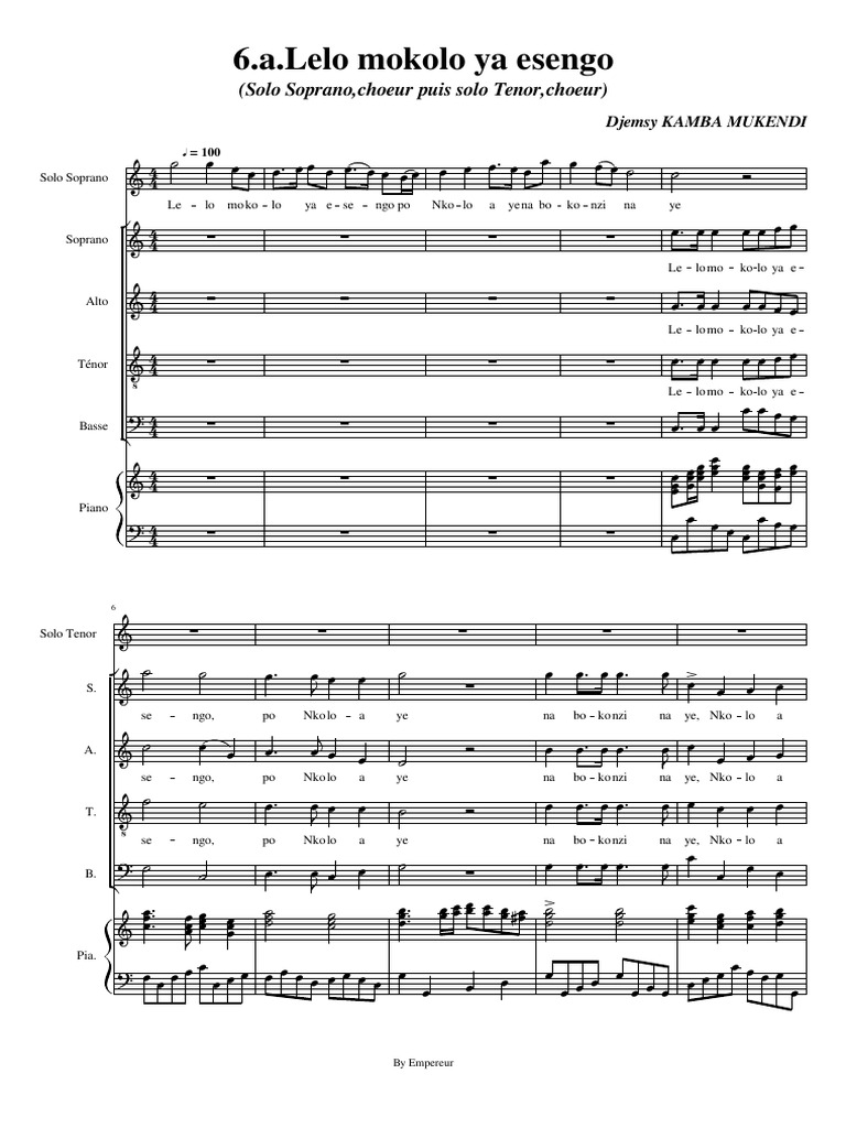 6.a.lelo Mokolo Ya Esengo-1 104825 | PDF