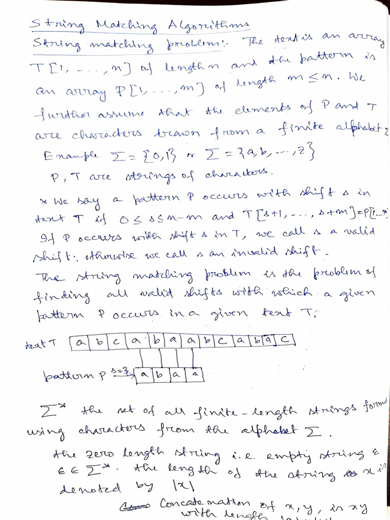 String Matching C | PDF