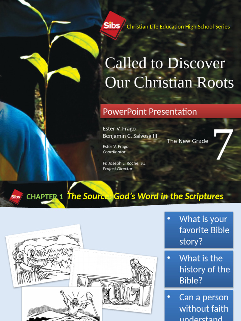 CLE 7 The Source Gods Word in The Scriptures | PDF | Bible | Biblical ...