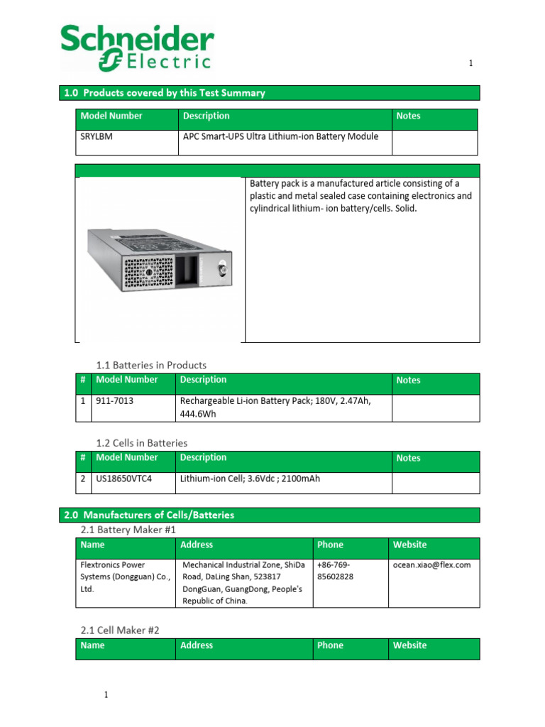 UN38.3 Lithium Battery Test Report | PDF | Lithium Ion Battery ...