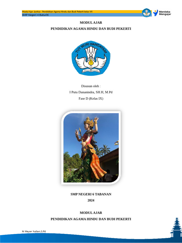 Modul Ajar Kumer Kelas 9 | PDF