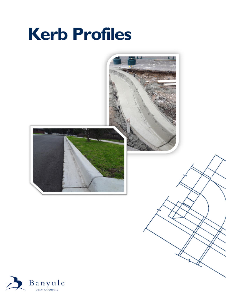 Banyule-Standard-Drawings-Kerb-Profiles | PDF | Road Surface | Road