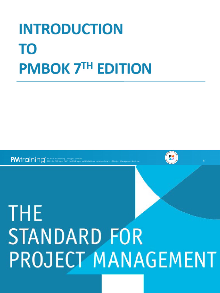 PMTraining 7th Ed PMBOK Foundations 2022PMP Dec2021 | PDF | Project Management | Project ...