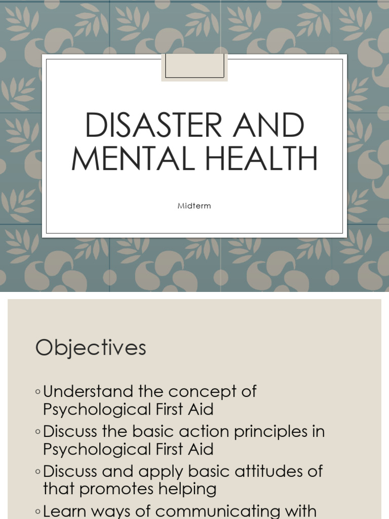 9 Psychological First Aid Autosaved Autosaved Autosaved | PDF ...