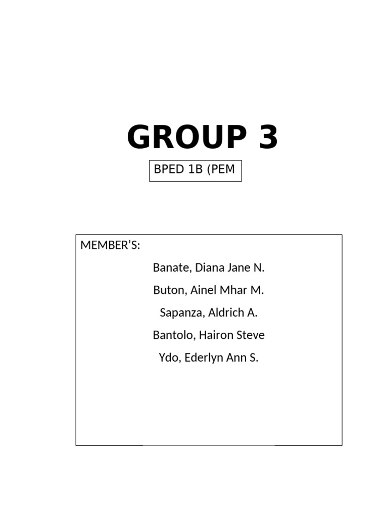PEM 6 GROUP 3 Handout | PDF | Learning | Motivational