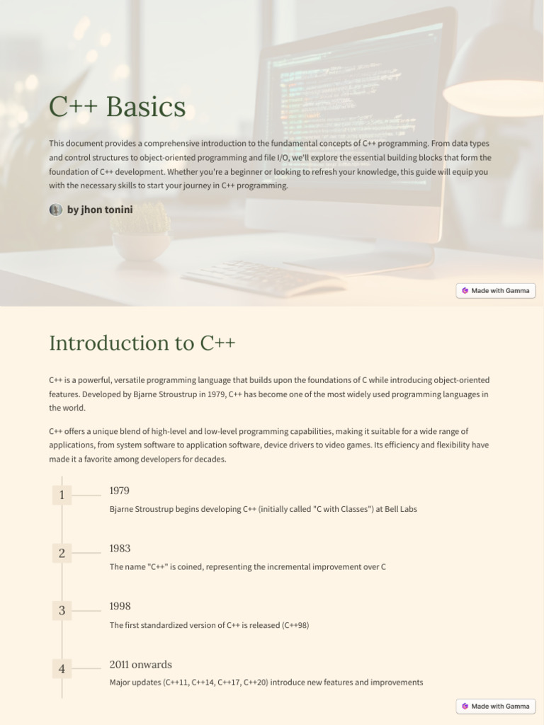 C Basics | PDF | C++ | Pointer (Computer Programming) C Basics | PDF | C++ | Pointer (Computer Programming)