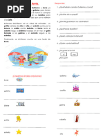 Cuentos Con Fonemas La Letra "LL" Una Trade de Lluvia | PDF