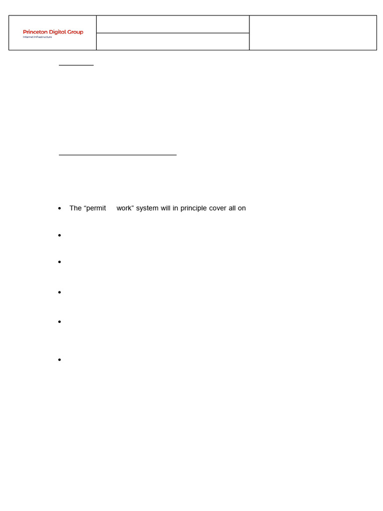 PDG-IND-OHSMSM-1304-Permit - To - Work Rev 02 | PDF | Safety ...