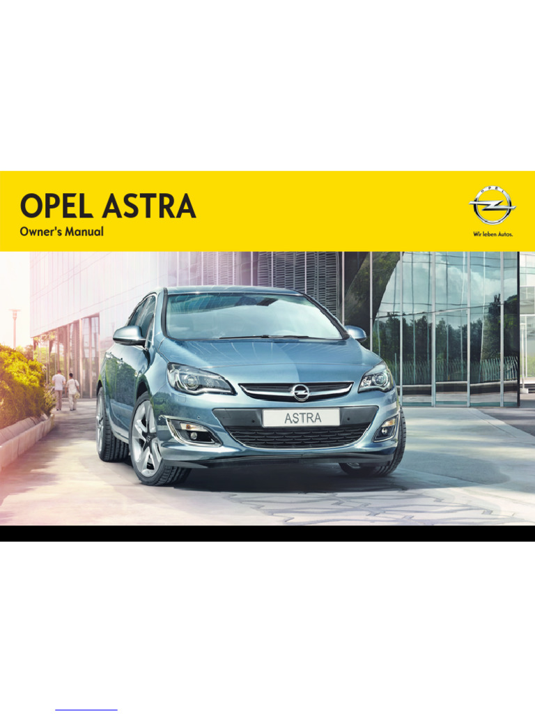 Astra 2013 | PDF | Manual Transmission | Trunk (Car)