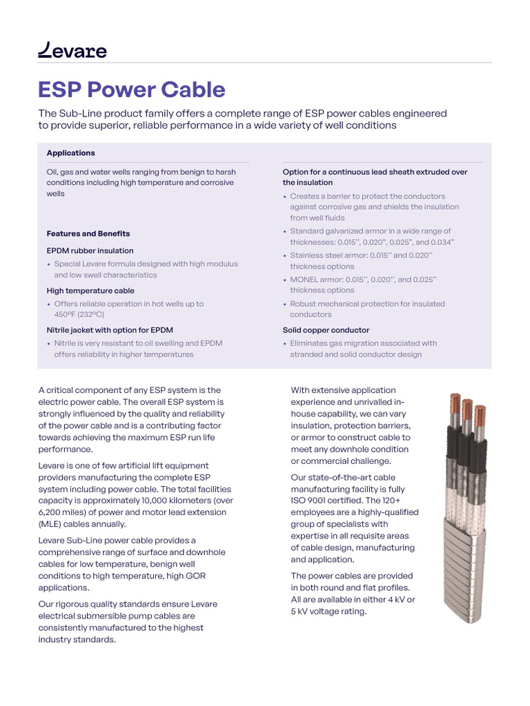 Levare Cable | PDF | Insulator (Electricity) | Building Engineering