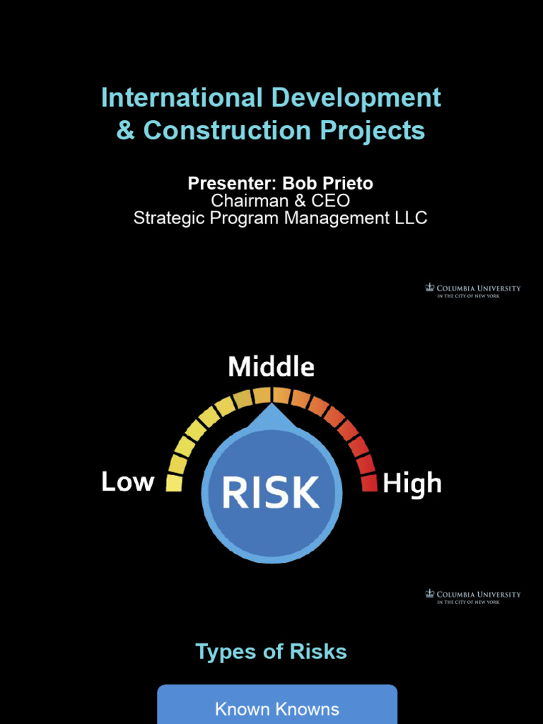 DP-kEdZmThmALKtaEJKt0g CM1 W4 International-Construction-Project-Development | PDF | Risk ...