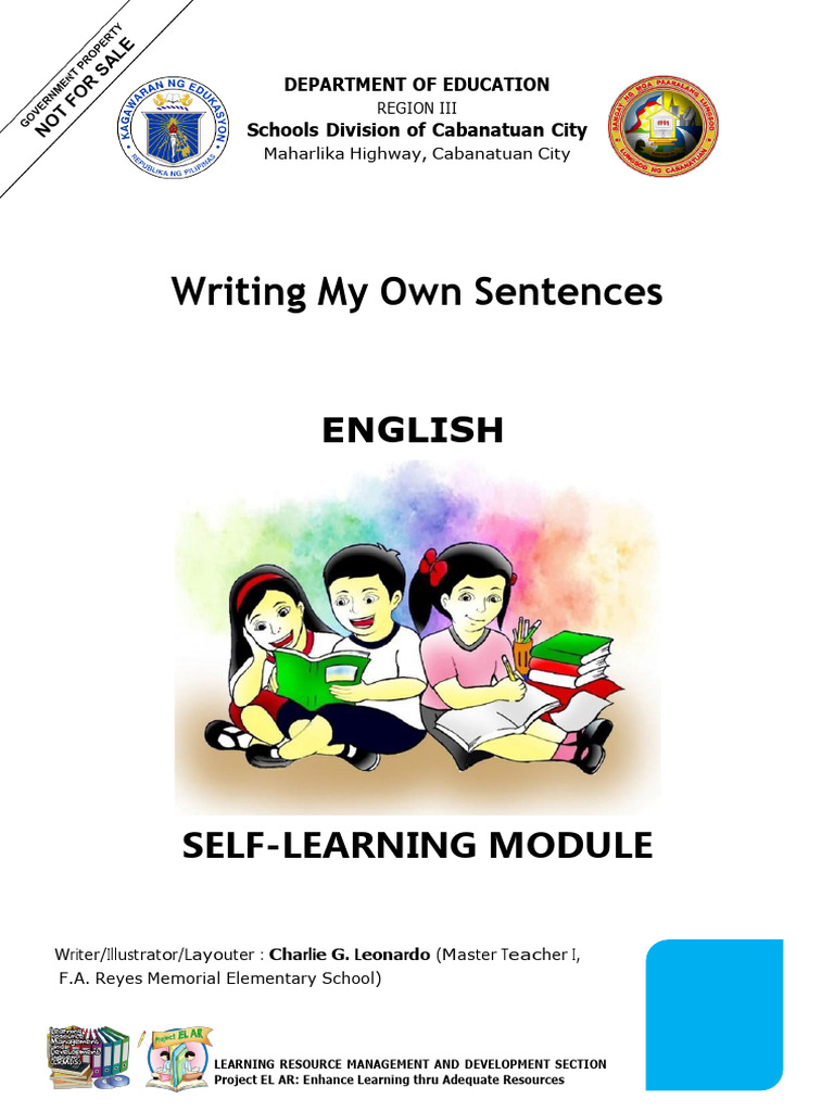 ENGLISH G3 Q1 W1 L1-Edited | PDF | Learning